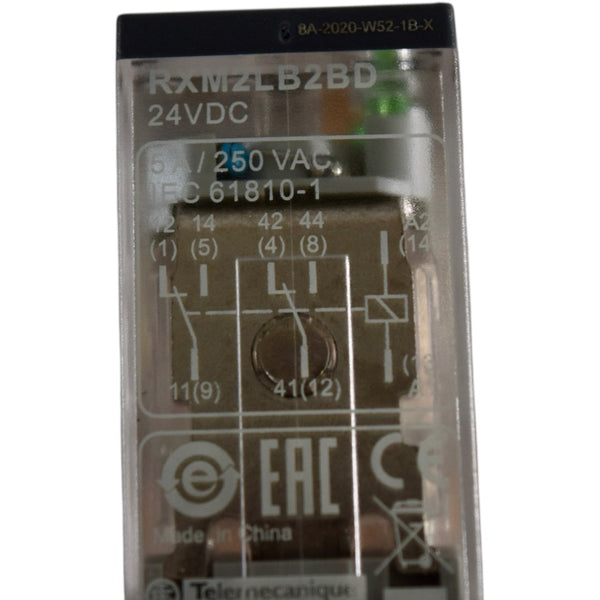 Schneider Electric RXM2LB2BD Relay with RXZE1M2C Socket – VB Industrial ...