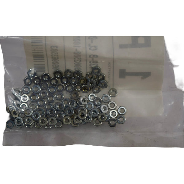 NEW M2.5 DIN 439B Hex Jam Nuts Class 04 Zinc Plated Steel