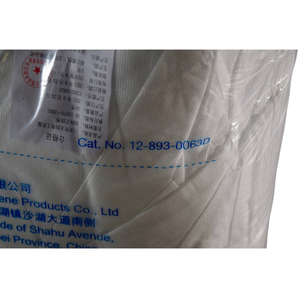 NEW Fisher Scientific 12-893-0063D Disposable Lab Coats 2X Large 10/PK ...