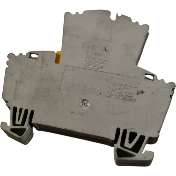 LARGE Lot of Allen-Bradley 1492-JD3C 1492-JD3 Double Level Feed-Throug