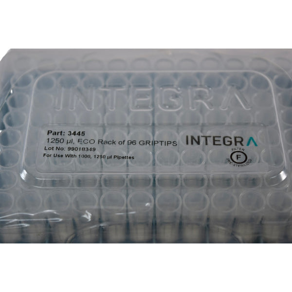 NEW Lot of 2 Integra 3445 1250 L Griptips Sterile Filtered 96 Tips/Rac