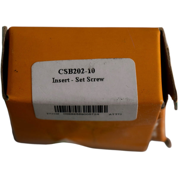 NEW TRITAN CSB202-10 Insert Bearing 5/8'' Bore Cylindrical OD Set Scre ...