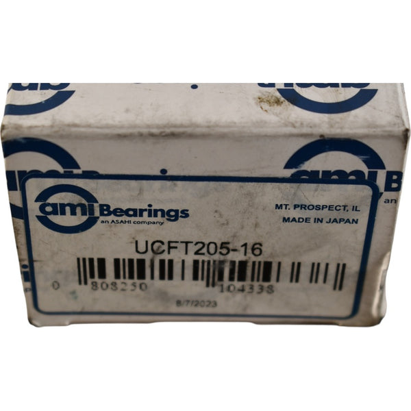 NEW AMI UCFT205?16 1'' Set?Screw Two?Bolt Flange Ball Bearing Unit, Ca – VB Industrial Supply