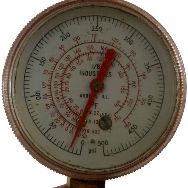 J/B 0-500 PSI High Side Refrigeration Pressure Gauge HVAC – VB ...