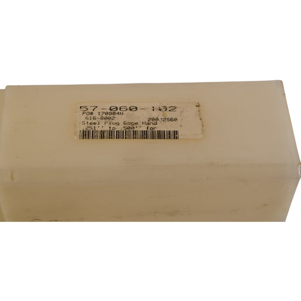 NEW MHC / TTC 57-060-102 Pin Gage Handle 0.251''-0.500'' Go/No-Go Doub