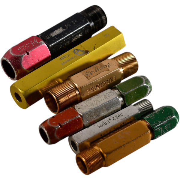 Lot of 14 Pin Gage Handles Double End Go No Go