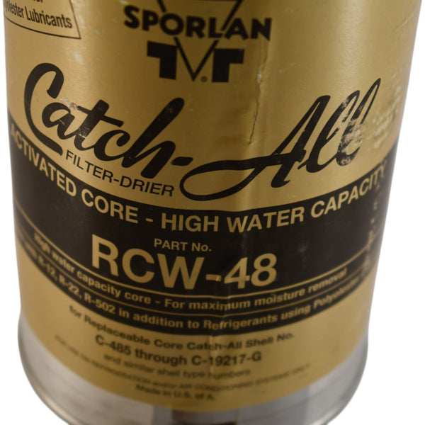 NEW Sporlan RCW-48 Replaceable Filter Drier Core High Water Capacity