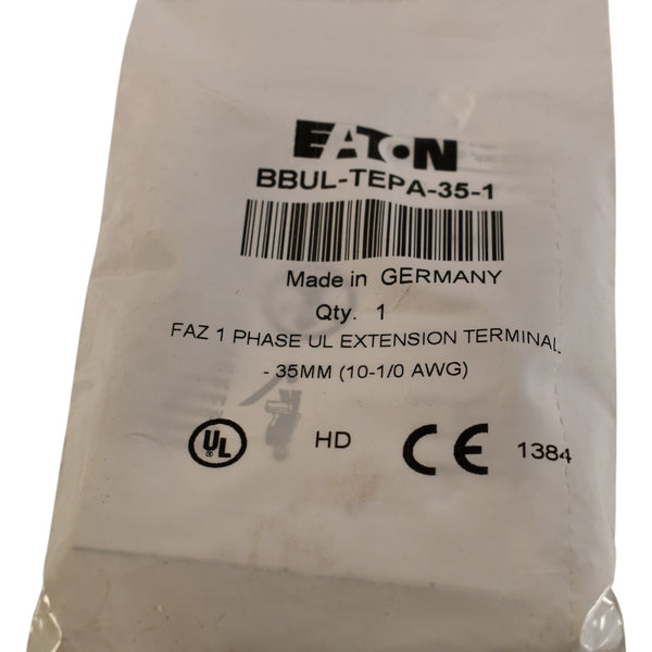 NEW Eaton BBUL-TEPA-35-1 Box Type Wiring Lug 115A 1/0 Copper Only