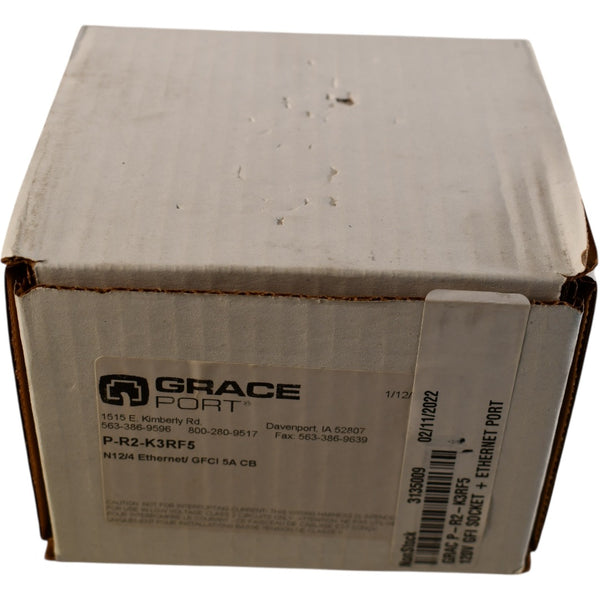 NEW Grace Port P-R2-K3RF5 GFCI 5A Breaker Ethernet Interface Panel – VB ...