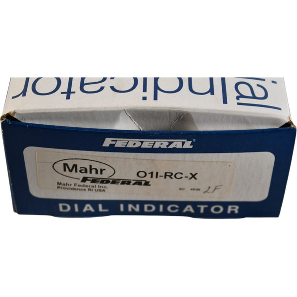 NEW Mahr Federal 01I-RC-X Dial Indicator 0.002mm – VB Industrial Supply