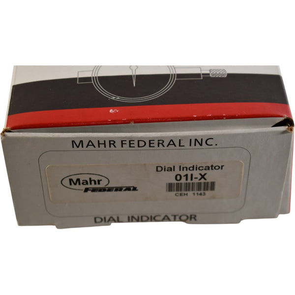 NEW Mahr Federal 01I-X Dial Indicator 0.002mm 0.50mm Range