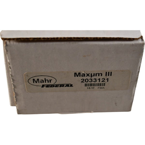 NEW Mahr Federal Maxum III 2033121 Digital Indicator with 10-Pin Outpu ...