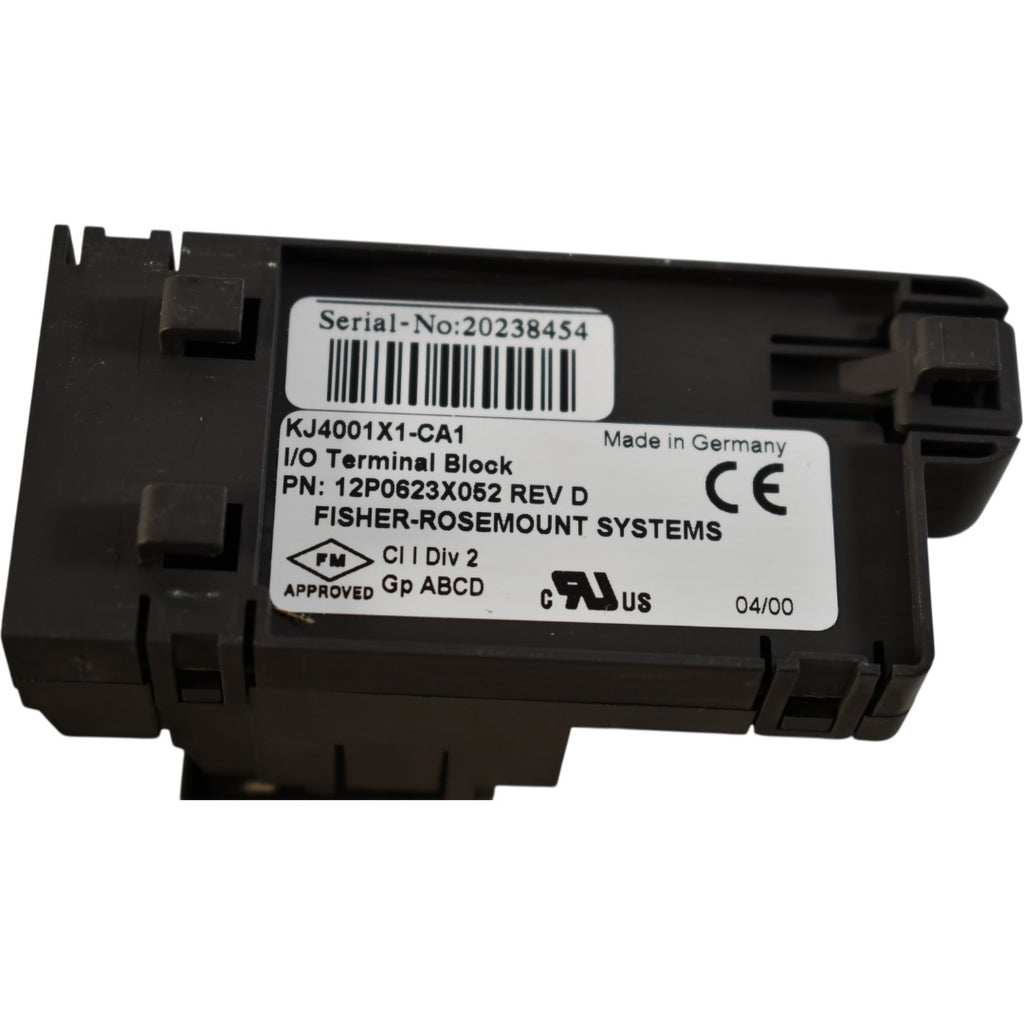 EMERSON DeltaV KJ4001X1-CA1 Standard I/O Terminal Block 12P0623X062