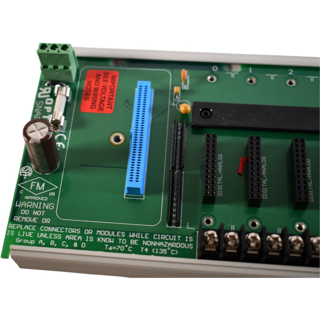 Opto 22 SNAP-B8MC 8-Module Rack w/Extra Terminal Block