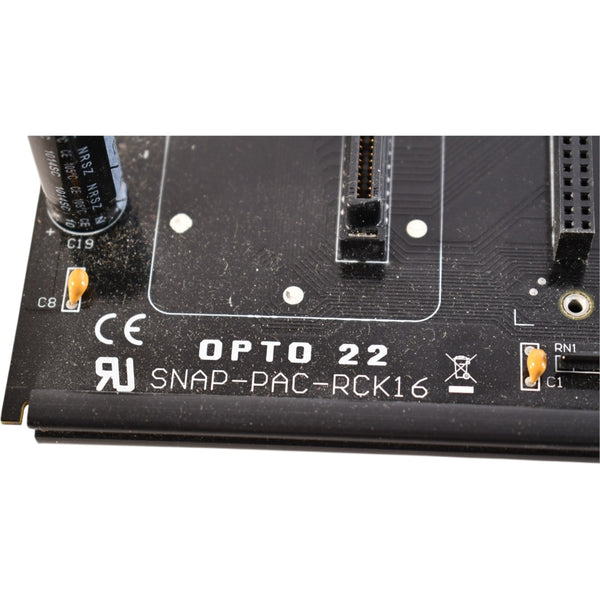 Opto 22 SNAP-PAC-RCK16 16-Slot I/O Module Rack Panel/DIN Mount