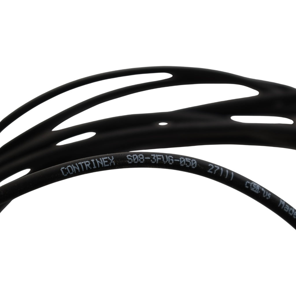 Contrinex S08-3FVG-050 M8 Female Straight 3-Pin PVC 5m Cable Cordset