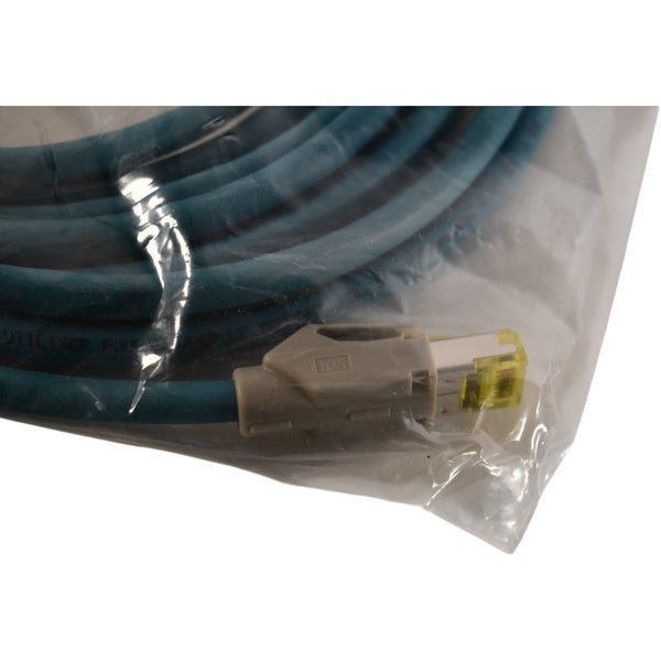 NEW Keyence OP-88665 Ethernet Cable M12 8-Pin X-Coded RJ45 5m