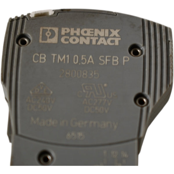 Phoenix Contact CB TM1 0.5A SFB P Thermal Magnetic Circuit Breaker 280 ...