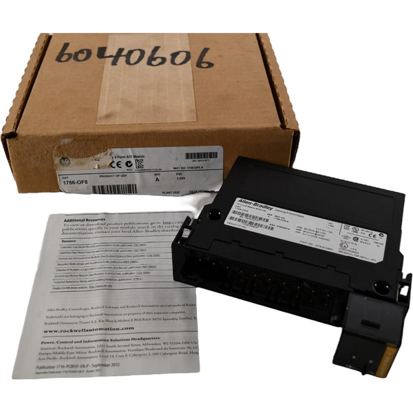 NEW Allen Bradley 1756-OF8 Ser A Analog Output Module 8Pt PLC – VB ...