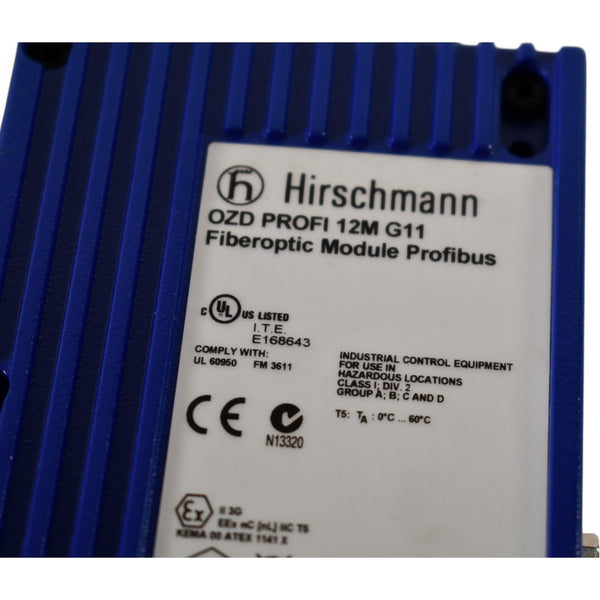 NEW Hirschmann OZD PROFI 12M G11 Profibus Fiber Optic Repeater Module