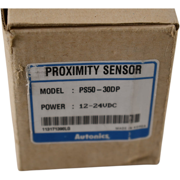 NEW Autonics PS50-30DP 50mm Inductive Proximity Sensor 30mm Sensing PN ...
