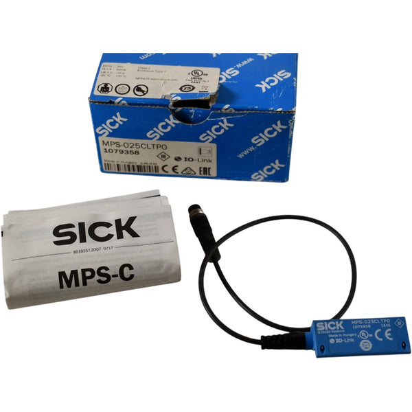 NEW Sick MPS-025CLTP0 1079358 Position Sensor 25mm 4-Pin M8 IO-Link