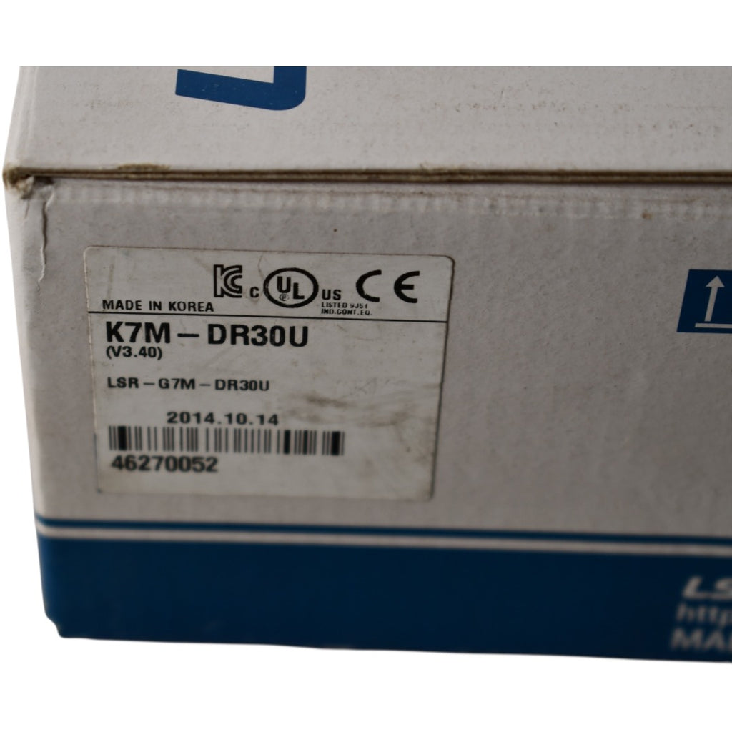 NEW LS Electric K7M-DR30U PLC Master-K120S 18 In/12 Out 24V DC Relay ...