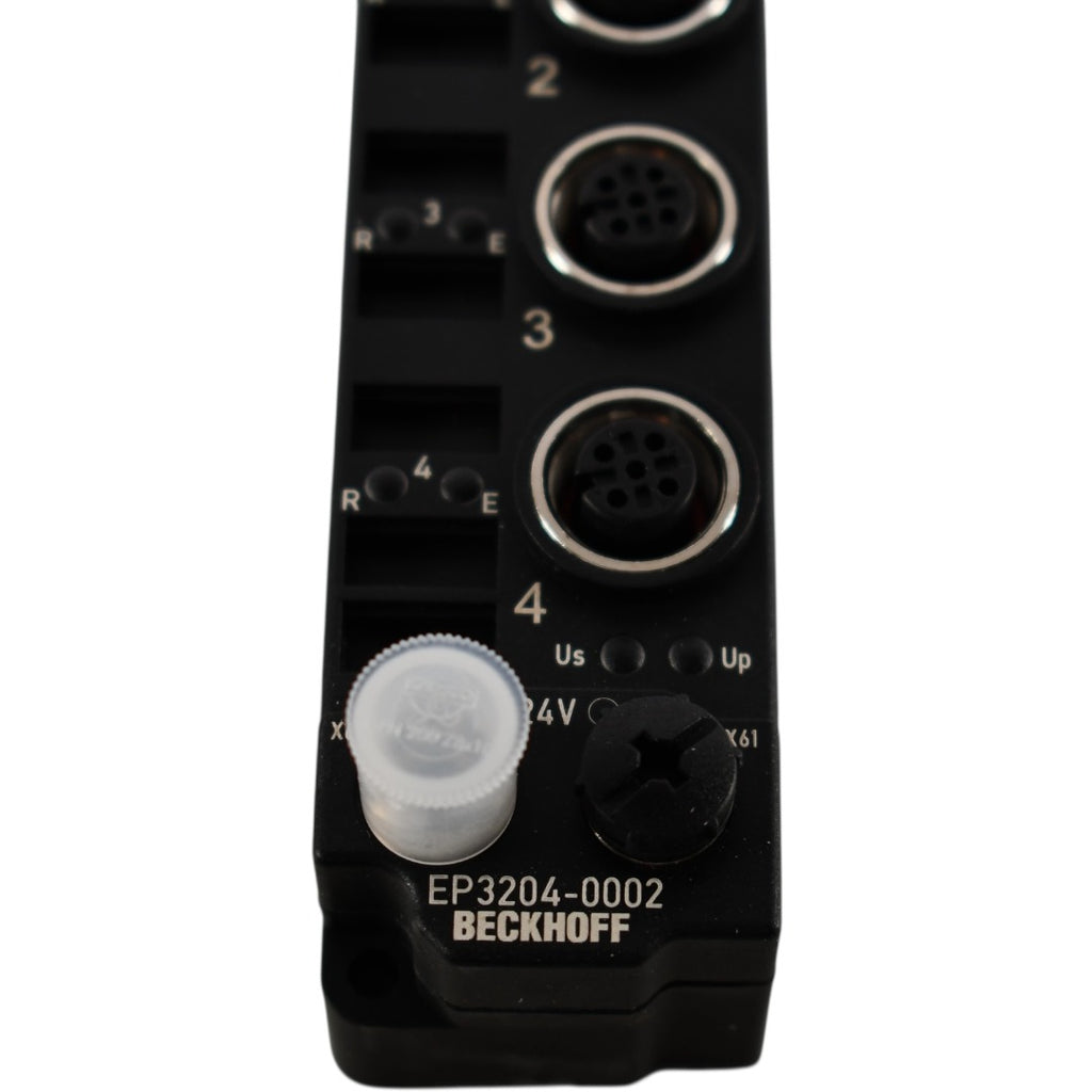 NEW Beckhoff EP3204-0002 EtherCAT Box 4-Ch Analog Input RTD M12 IP67 – VB Industrial Supply
