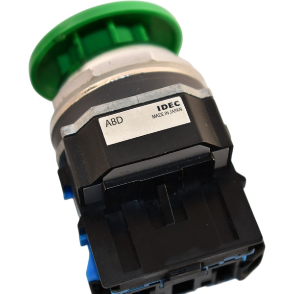 NEW IDEC ABD310NUG Pushbutton 30mm 40mm Mushroom Momentary 1NO Green ...