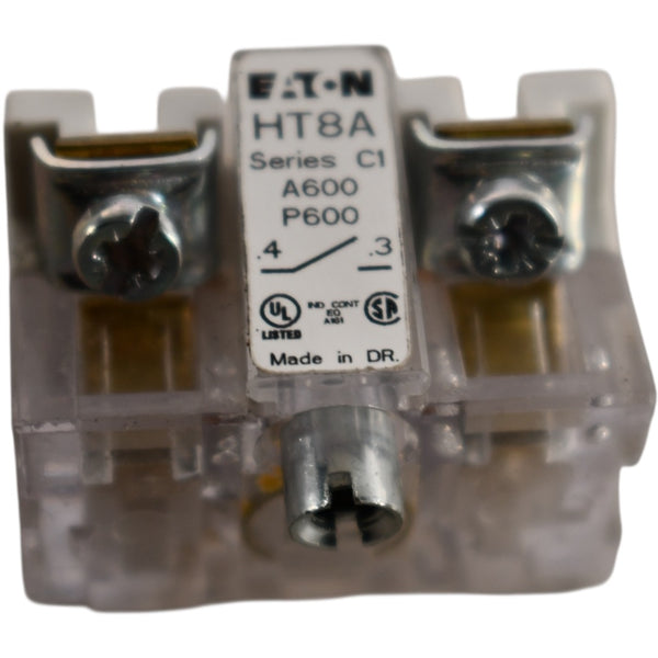 NEW Eaton HT8A Contact Block N.O. 1NO HT800 Series 30.5mm 600V