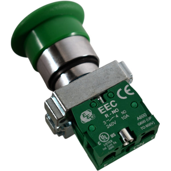 NEW EEC R-GM-10 22mm Green Pushbutton Switch 1NO 600V 10A – VB ...