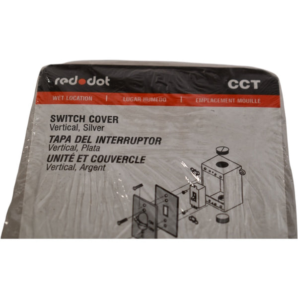 NEW Red Dot CCT 1-Gang Weatherproof Switch Cover Aluminum
