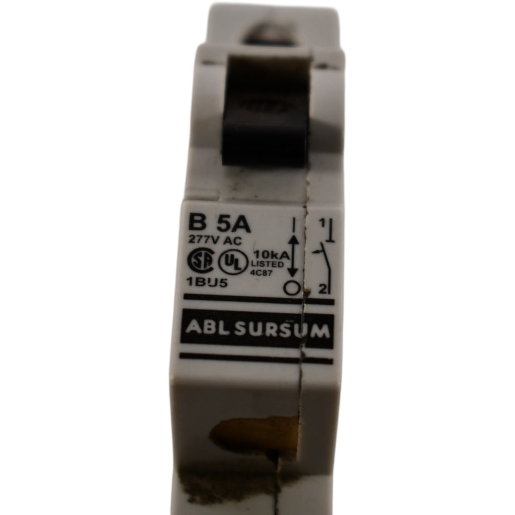 Altech 1BU5 B 5A 1-Pole 277V DIN Rail Circuit Breaker UL 1077 ABL Surs ...
