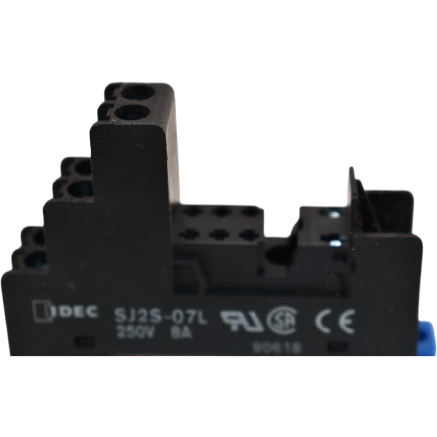 Idec SJ2S-07L 8-Pin 8A 250V AC/DC DIN Rail Mount Relay Socket – VB ...