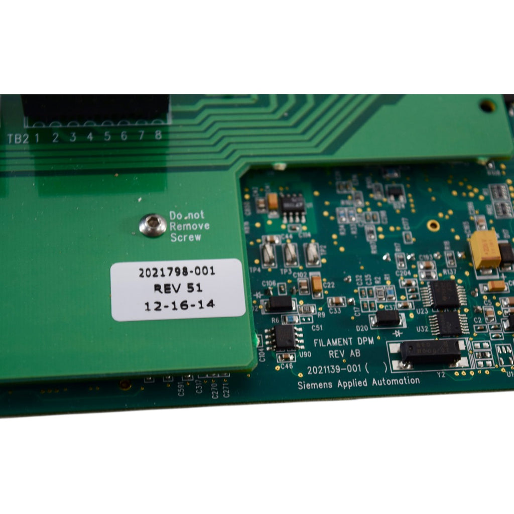 Siemens 2021798-001 Filament Detector Personality Module Maxum I – VB ...