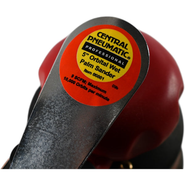 Central Pneumatic 66881 5in Wet Orbital Palm Air Sander 90 PSI – VB ...