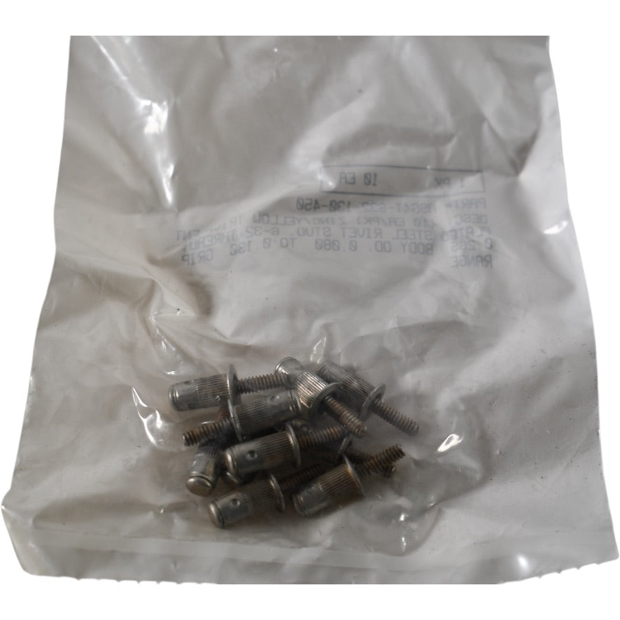NEW AVK ASS4T-632-130-450 Captive Stud Rivet Nut #6-32 Steel 10PK – VB ...