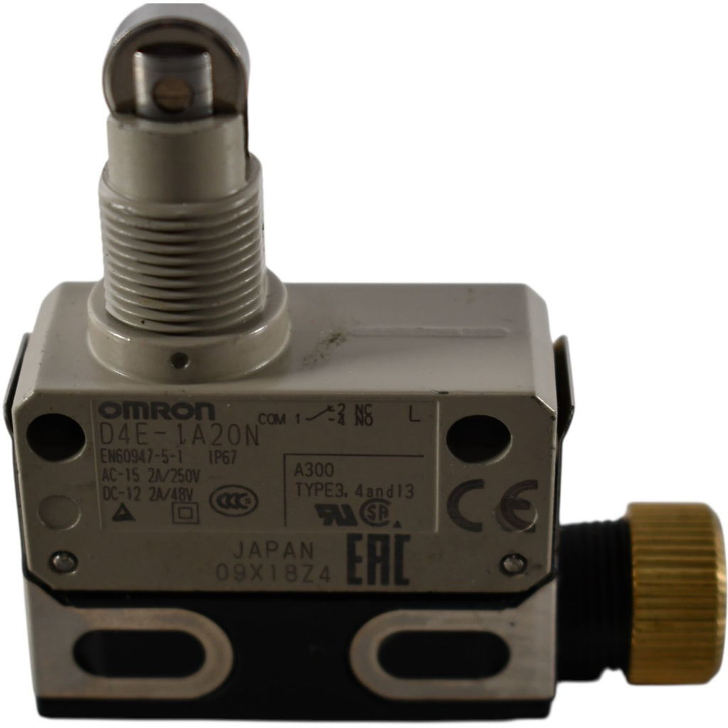 NEW Omron D4E-1A20N Limit Switch Enclosed Side Rotary Roller Lever M20 ...
