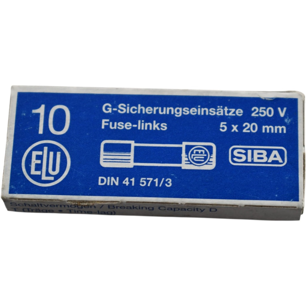 NEW SIBA 541880/1 2A 250V Ceramic Fuse Quick Blow 5x20mm Qty 9 Pack ...