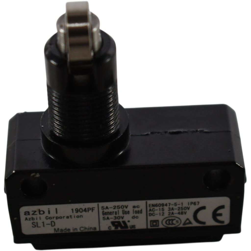 NEW Azbil SL1-D Limit Switch Horizontal Cross Roller Plunger SPDT 5A 2 ...