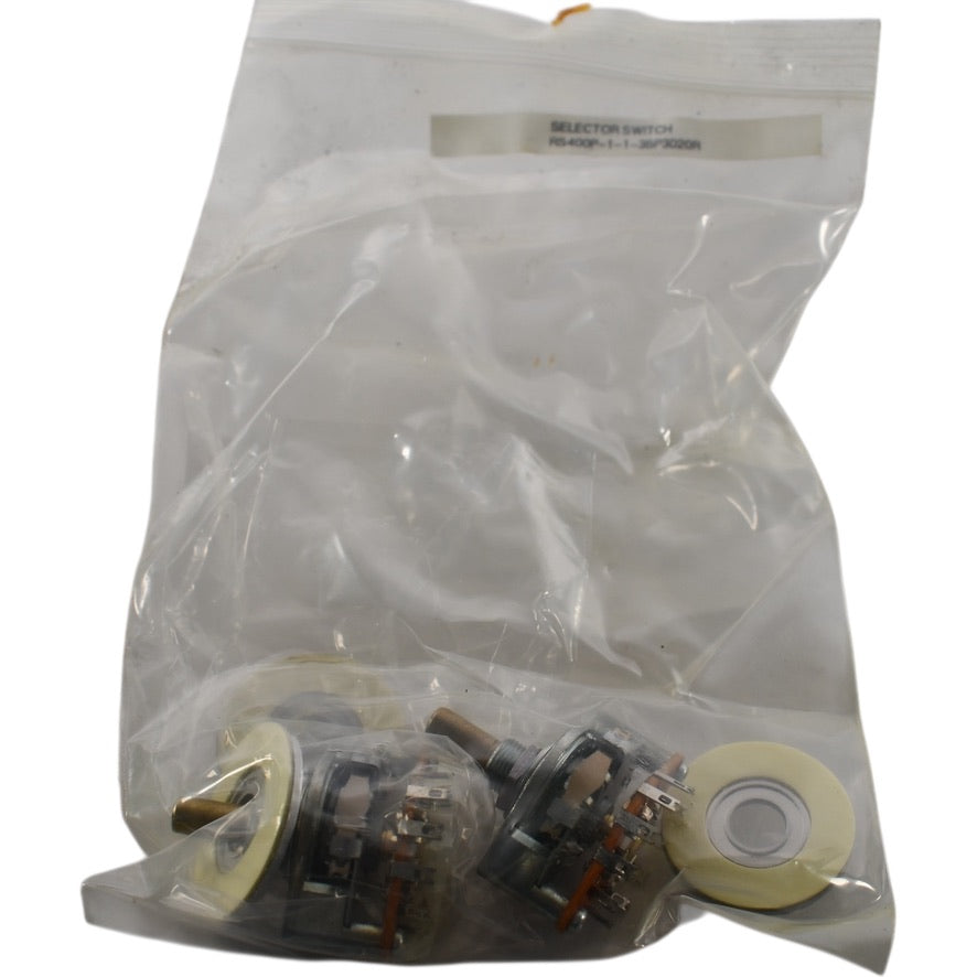 NEW Lot 2 Tosoku RS400P-1-1-303020 Rotary Switch 1 Pole 1 Deck 3 Posit ...