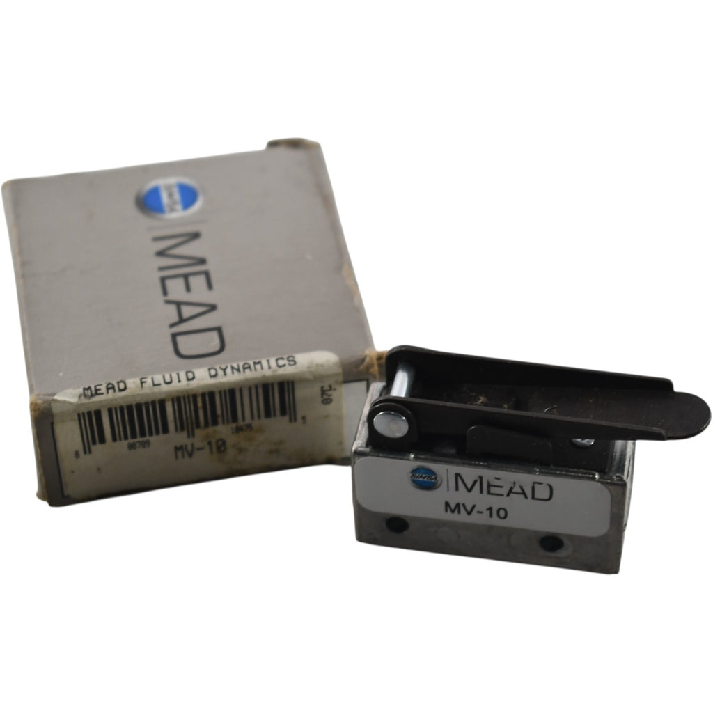 NEW Mead MV-10 Micro-Line 3-Way Pneumatic Air Control Valve Manual Tog ...