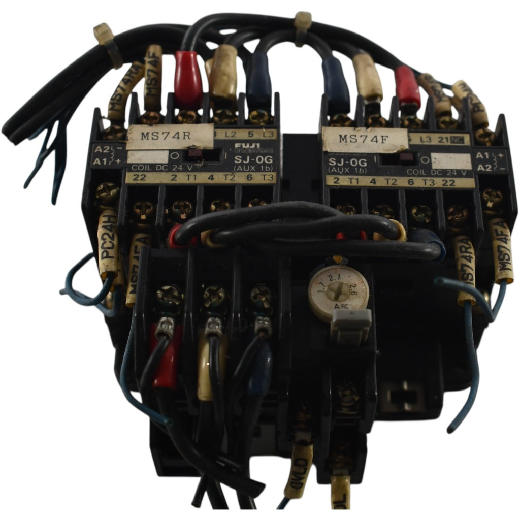 Fuji SJ-0G Magnetic Contactor 24VDC Coil W MS74R Overload Relay – VB ...