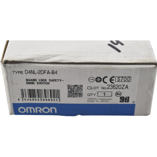 NEW Omron D4NL-2DFA-B4 Safety Interlock Switch 24VDC Mechanical Lock P ...