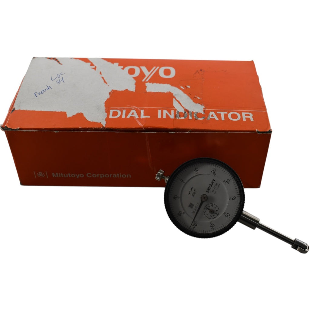 Mitutoyo 2416A Dial Indicator 0-1 Inch Range .001 Grad Standard Type G ...