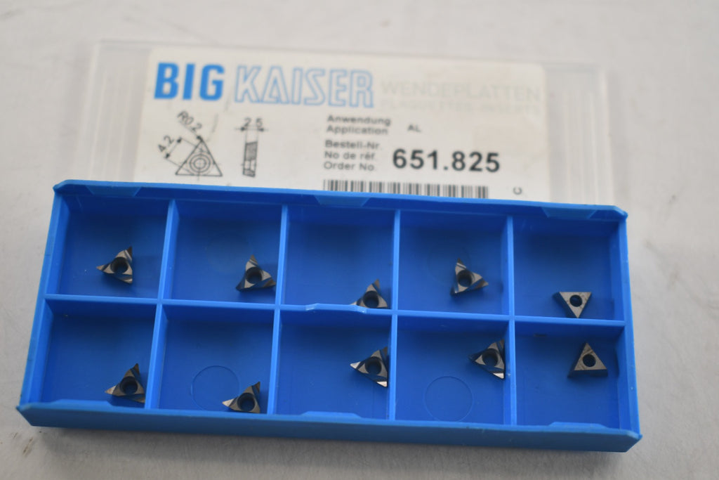 Pack of 10 NEW Big Kaiser TPGT-070202FL-FK10H Carbide Inserts – VB ...