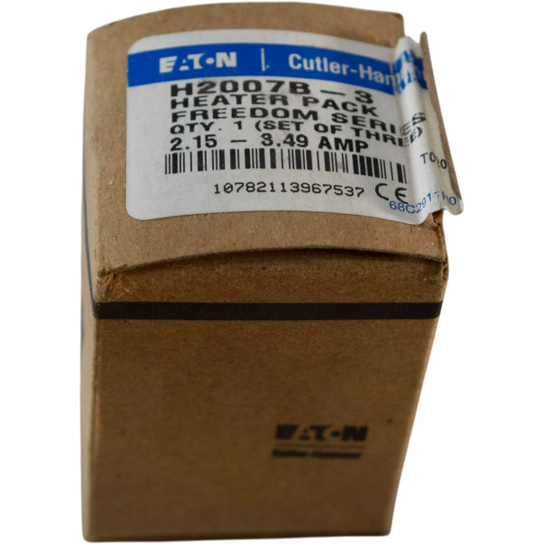 NEW Eaton Cutler-Hammer H2007B-3 Heater Pack 2.15-3.49A Freedom Series ...