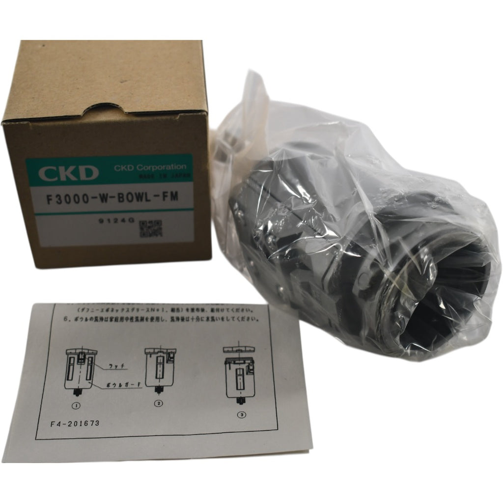 NEW CKD F3000-W-BOWL-FM Filter Assembly Bowl Only Water Separator F300 ...