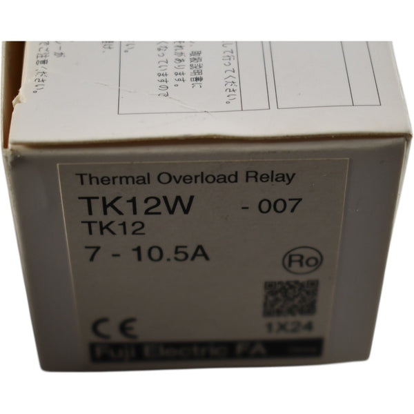 NEW Fuji TK12W-007 TK12 Thermal Overload Relay 7-10.5A SK Contactor Mo ...