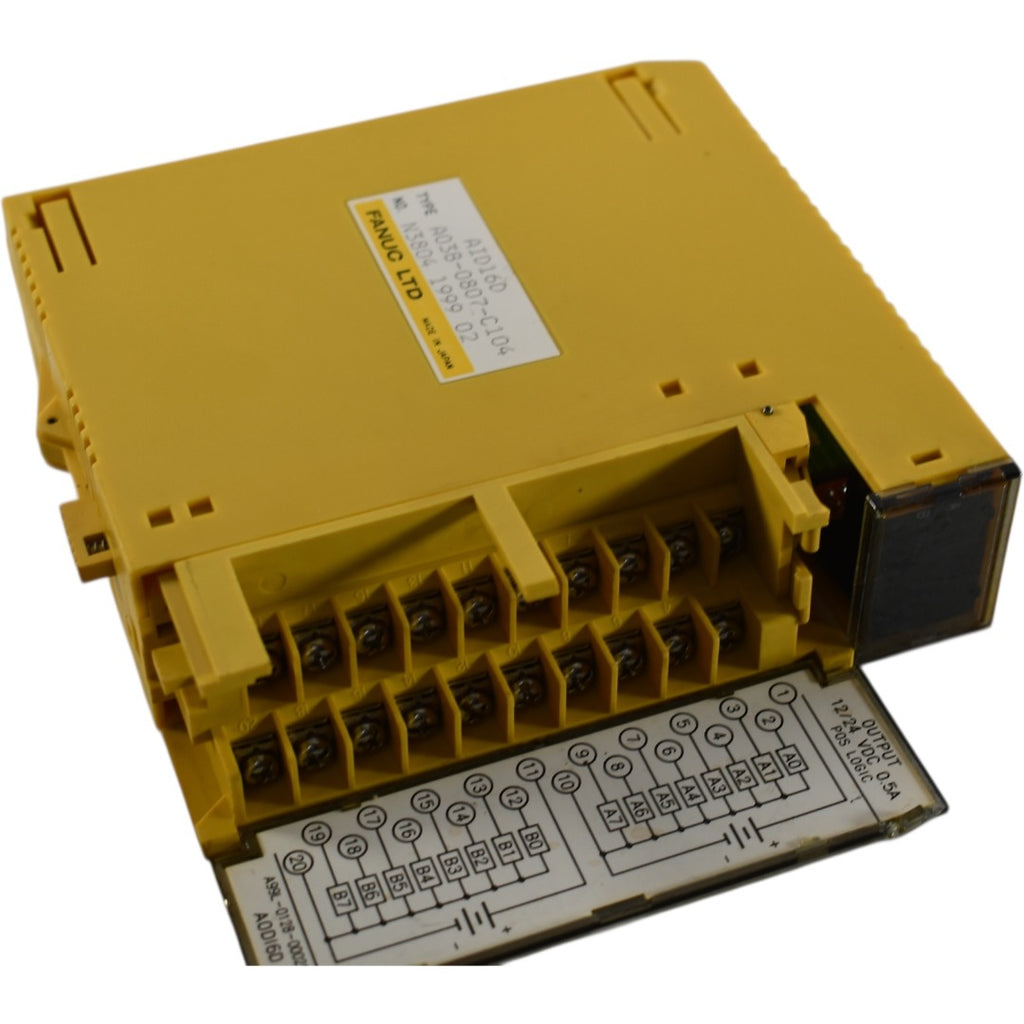 Fanuc A03B-0807-C104 AID16D 16 Point 24VDC Input Module PLC IO Board ...